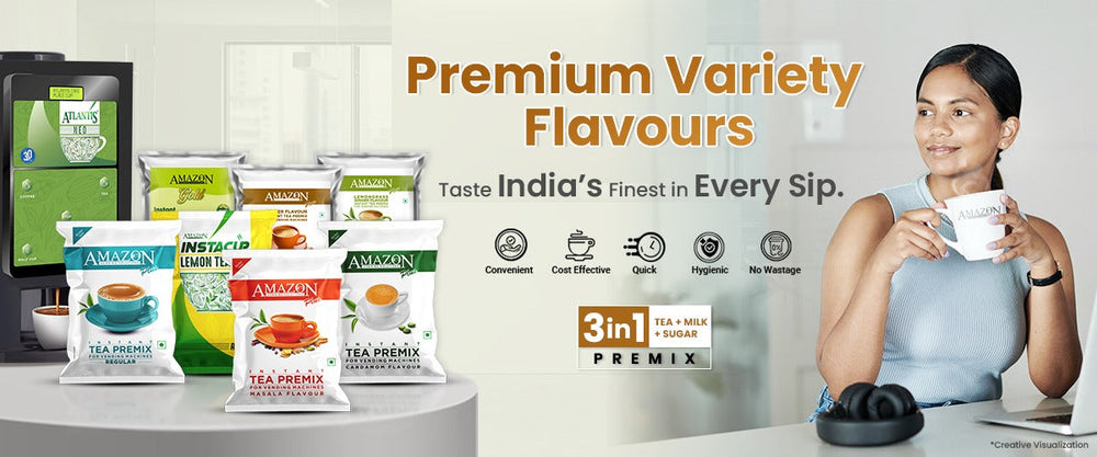 Articles premium tea premix for vending machine 1kg - Atlantis