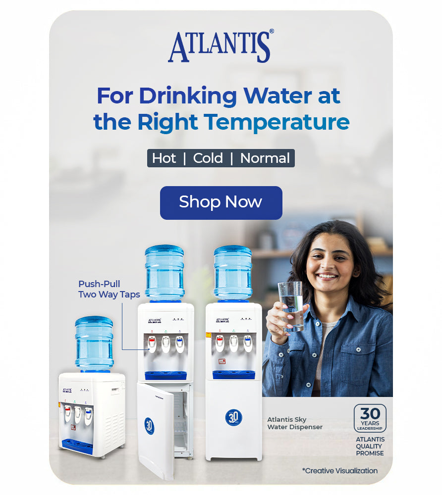 Sky Water Dispensers: Dispense Hot-Cold | Glass Push Up Taps