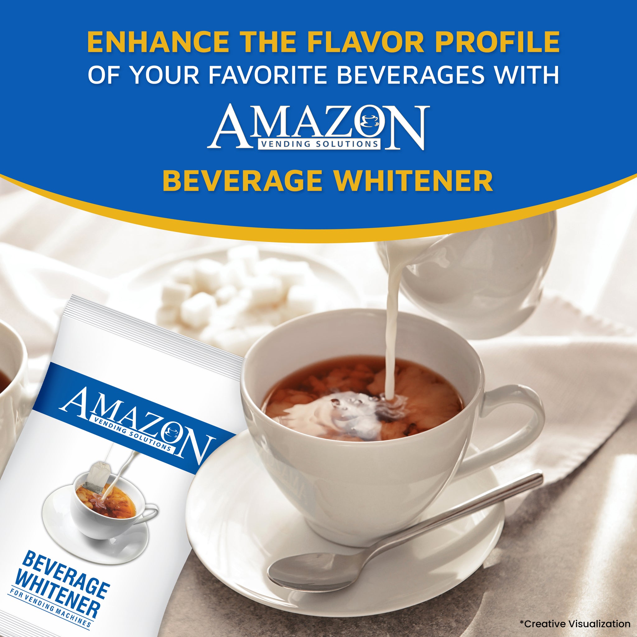 AMAZON Dairy Mix Beverage Whitener - 1kg Pack (Perfect for Tea & Coffee ...
