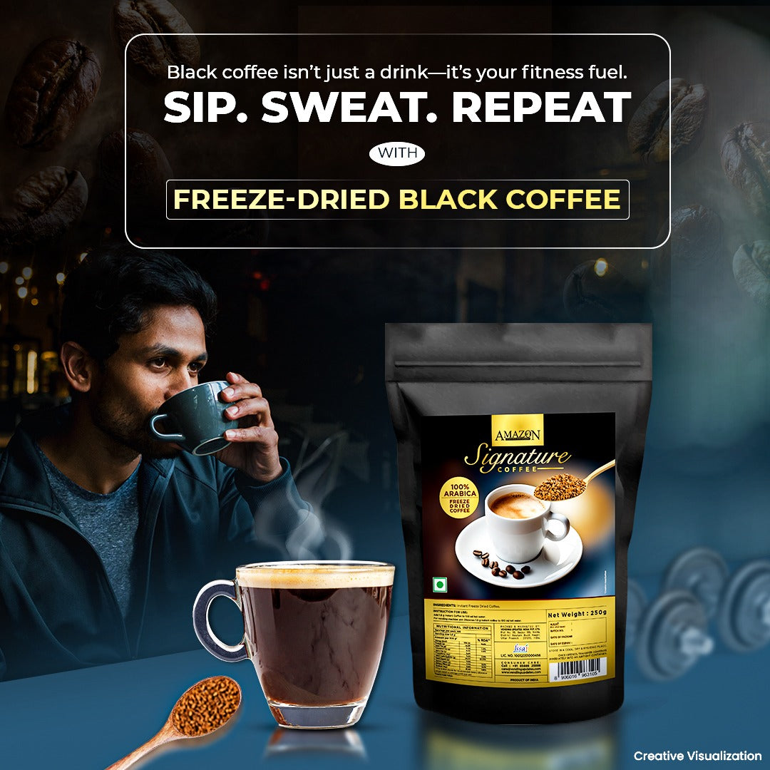 Arabica Freeze-Dried Coffee Boosts Workout Performance