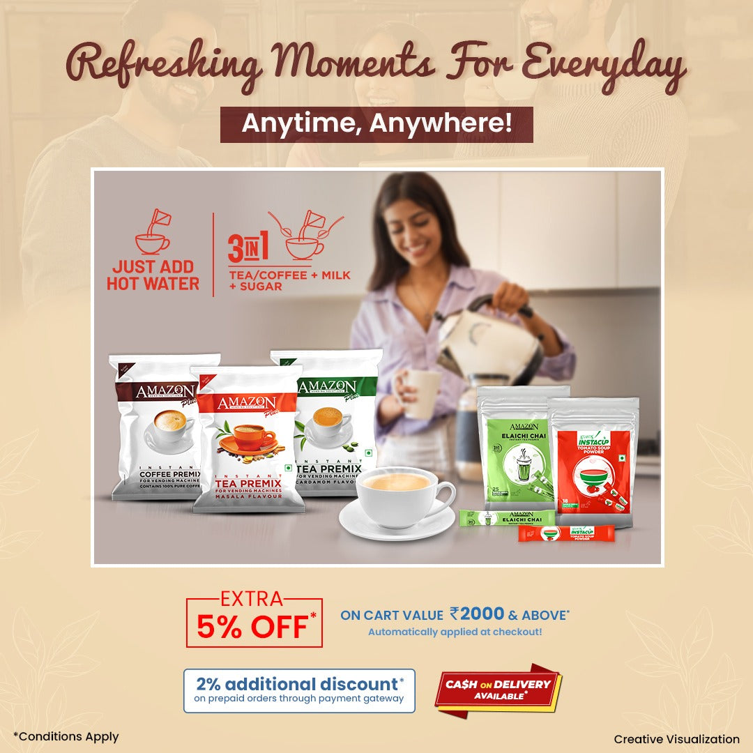 Premixes | Up to 50% Off | Travel-Friendly Sachets & Machine Use