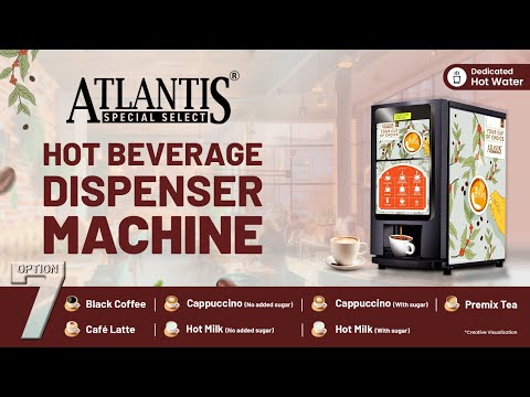 7 Option Hot Beverage Machine with Free Starter Kit