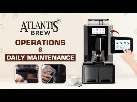 Atlantis Brew Automatic Bean-to-Cup Coffee Machine – Fresh Milk