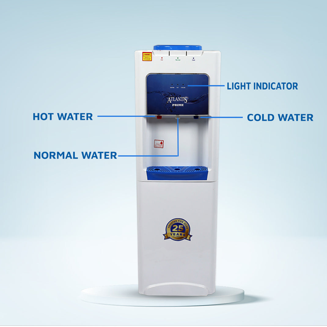 ATLANTIS PRIME 3-Taps Floor Standing Water Dispenser